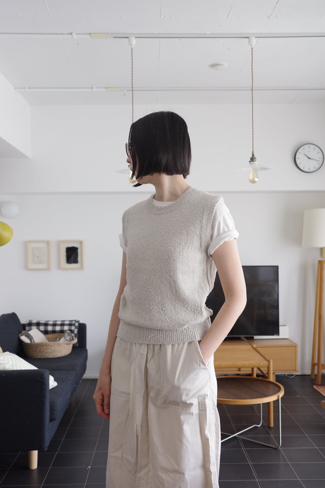 Cotton Snarl Yarn Vest – SUTOOH